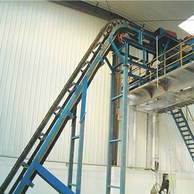Inclined Silo Feeding Concrete Skirt Belt Conveyor with Baffle - Buy ...