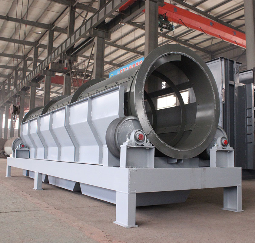 Shaftless Type Garbage Recycling Waste Sorting Plant Trommel Screen ...