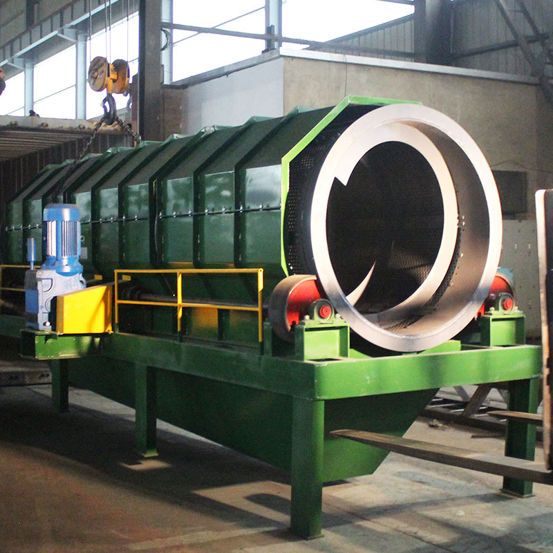 Shaftless Type Garbage Recycling Waste Sorting Plant Trommel Screen ...